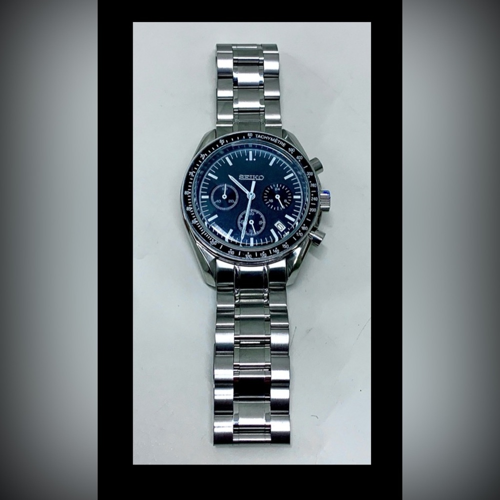Seiko Speedmaster Professional Chronograph Mod Vk63 M… - Gem